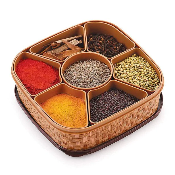 7 Sections Multipurpose Dabba For Masala Box